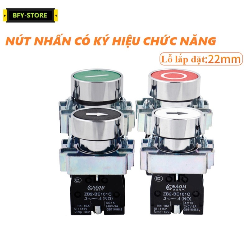 Nút Ấn Nhả Phi 22mm, Nút Nhấn Kim Loại, Nút Nhấn Mũi Tên Lên Xuống XB2 ...