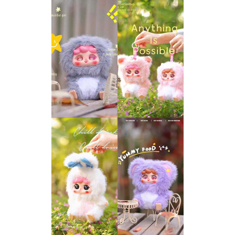 Hộp mù Migo V5 Forest party - Baby three blindbox - gấu bông xinh xắn ...