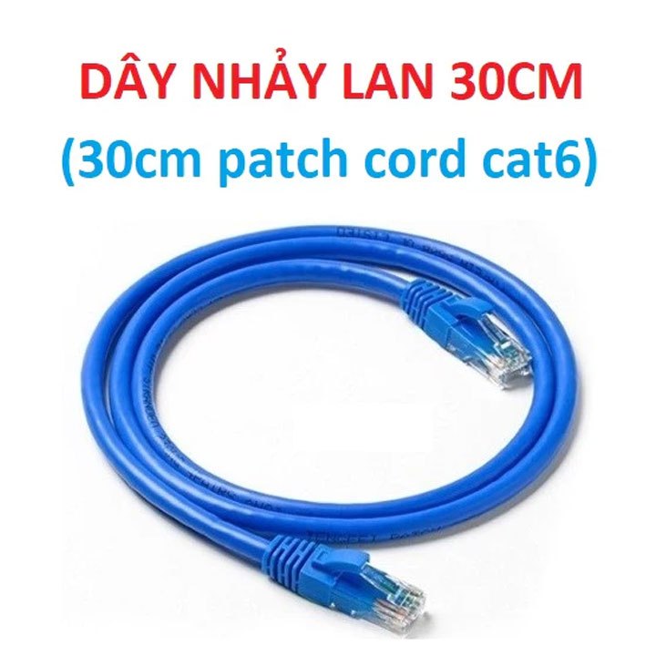 Dây Nhảy Lan Internet Cat6 Chuẩn Gigabit 30cm/50cm/100cm - PATCH CORD CAT6 RJ45 | Shopee Việt Nam