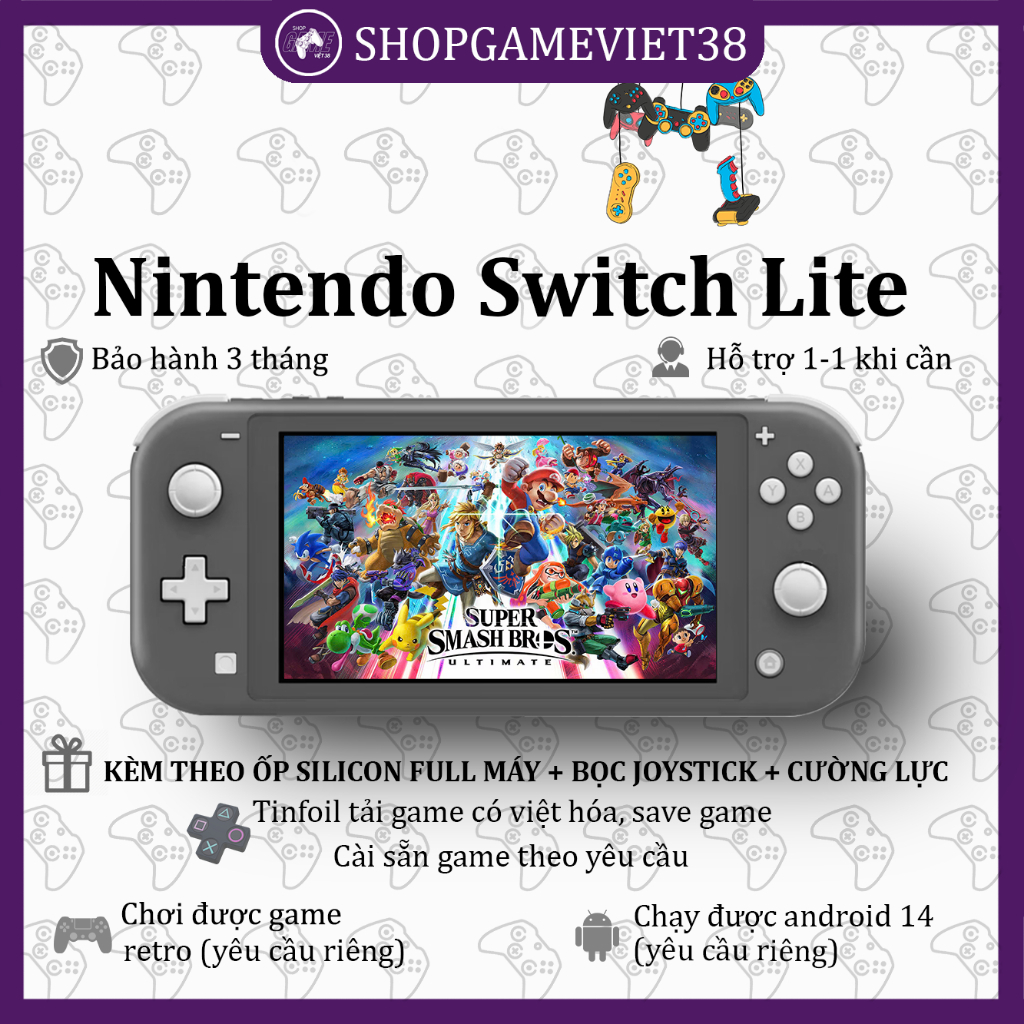 May ch i game Nintendo Switch Lite mod chip HACK h c am t i game free SHOPGAMEVIET38 Shopee Vi t Nam