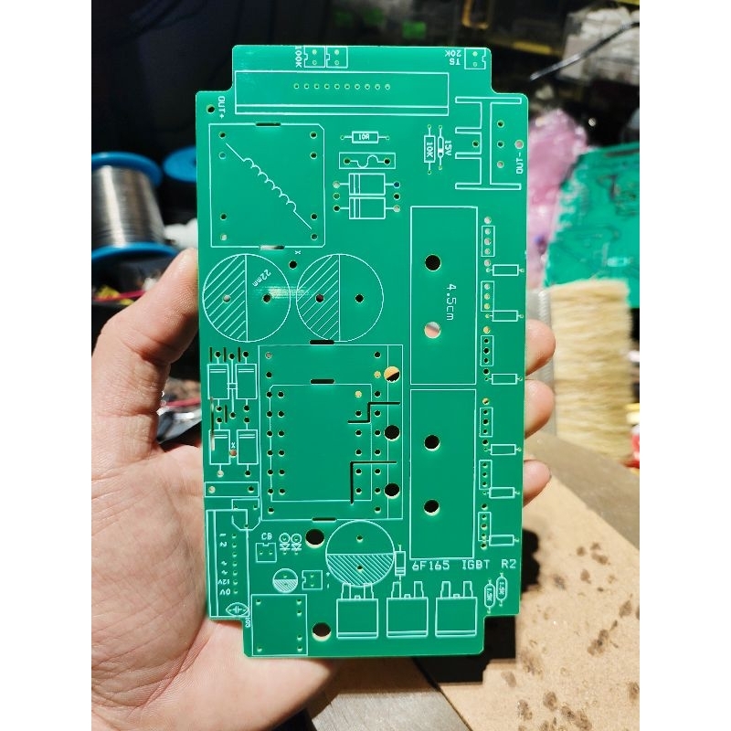 PCB bo mạch IGBT AUTU 4fet lớn, 6fet nhỏ E28, E35, E42 kèm bo dao động ...