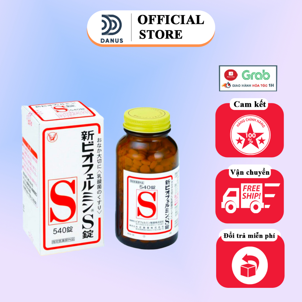 Men tiêu hóa Shin Biofermin S Tablets 550 viên Nội Địa Nhật Bản ...