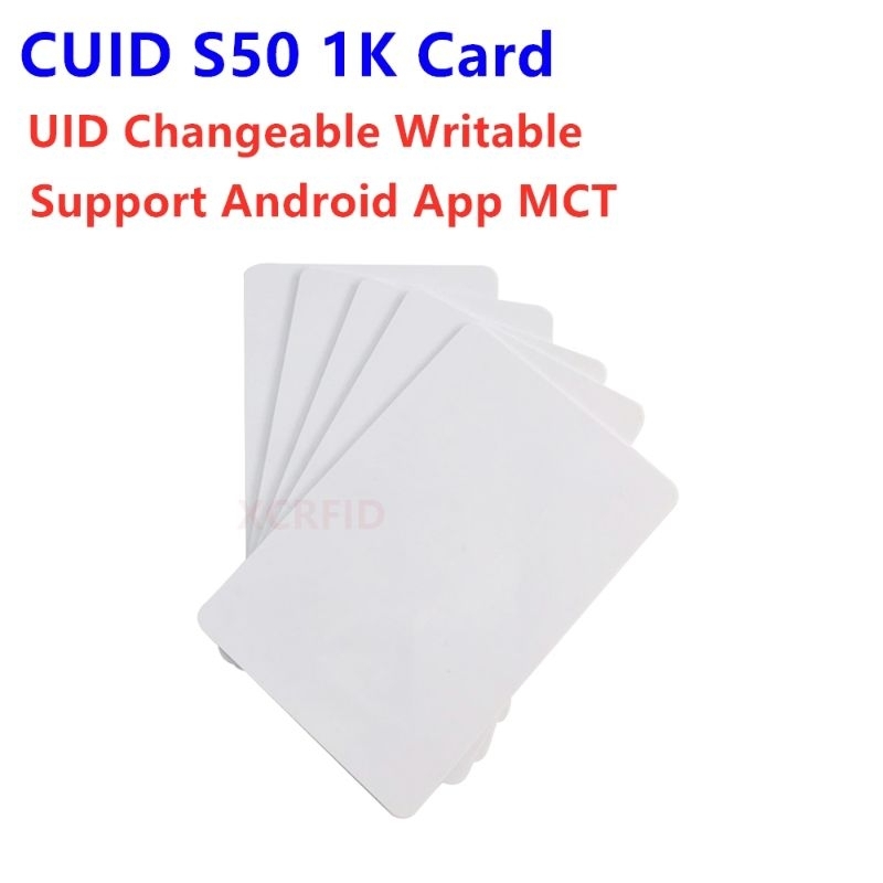 [CUID CARD] THẺ TỪ RFID GEN2 IC 13.56MHZ S50 1K SAO CHÉP BẰNG ĐIỆN ...