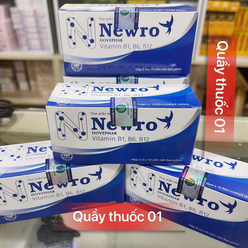 Newro Vitamin 3B gồm B1 B6 B12 - hộp 50 viên | Shopee Việt Nam