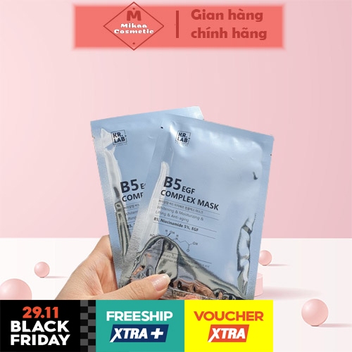 Mặt nạ Mask B5 kr.lab B5 niacinamide EGF complex mask giúp cấp ẩm dưỡng ...