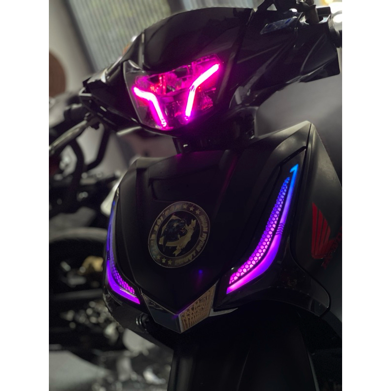 Đèn Audi xe Fuled-Đổi màu qua app điện thoại-Đèn pha La Ti Vô -lắp đặt ...