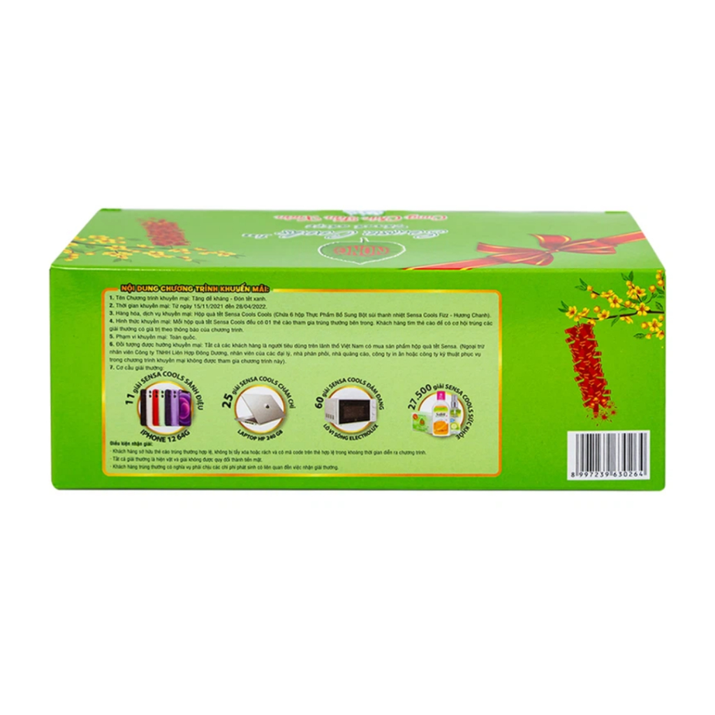 Bột sủi thanh nhiệt Sensa Cools . Sensa cool . Sensacool (6 gói/hộp ...