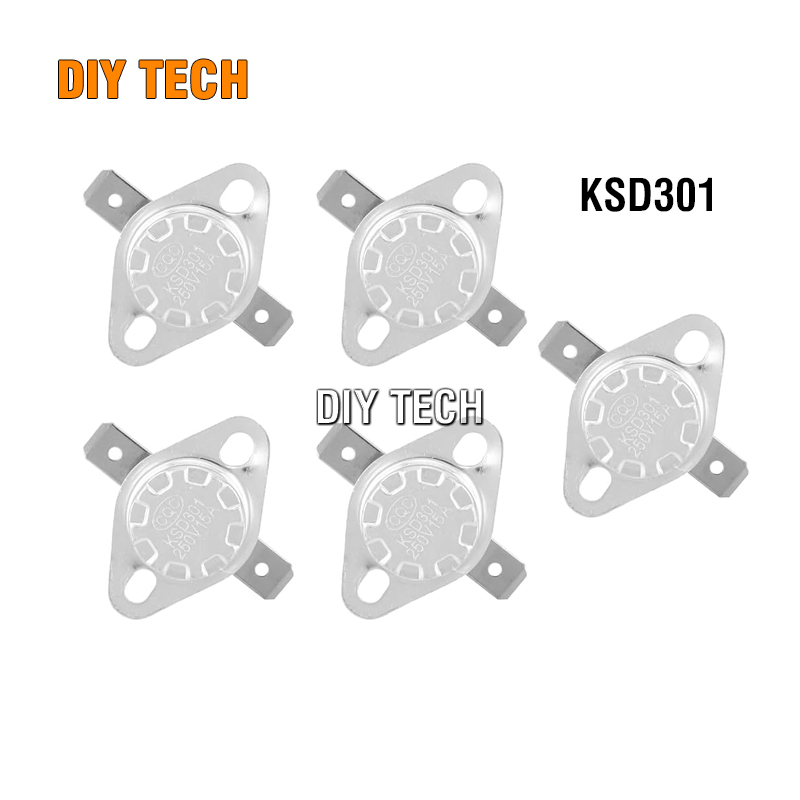 Relay Nhiệt KSD301 80 85 90 95 100 110 120 130 140 150 180 190 200 độ (10A 250V) | Shopee Việt Nam