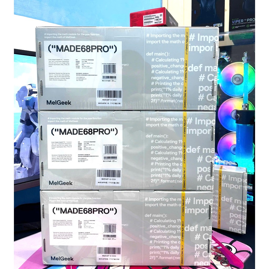 Bàn phím cơ gaming MelGeek MADE68 PRO Rapid Trigger | Snap Tap | 8Khz ...