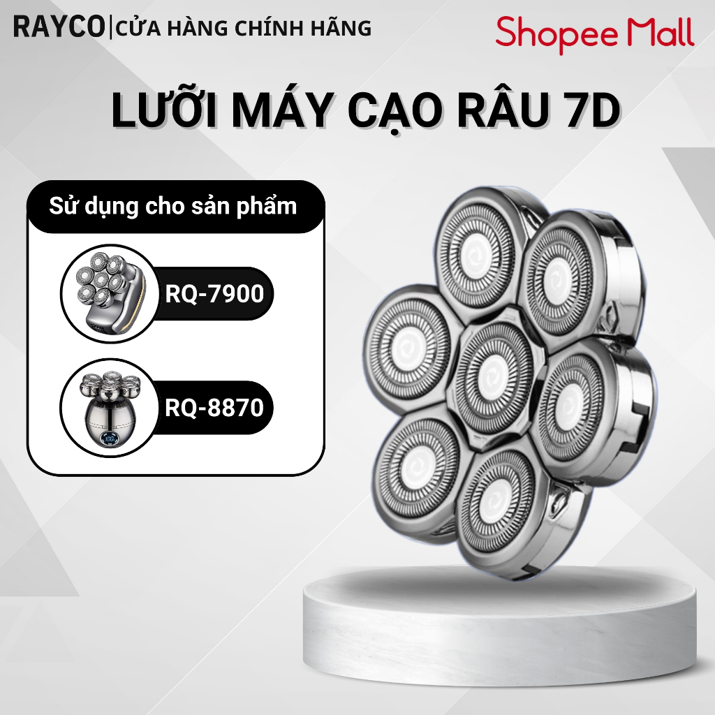 Lưỡi cạo râu dành cho máy cạo râu đa năng RAYCO RQ7900 - RQ8870, RAYCO ...