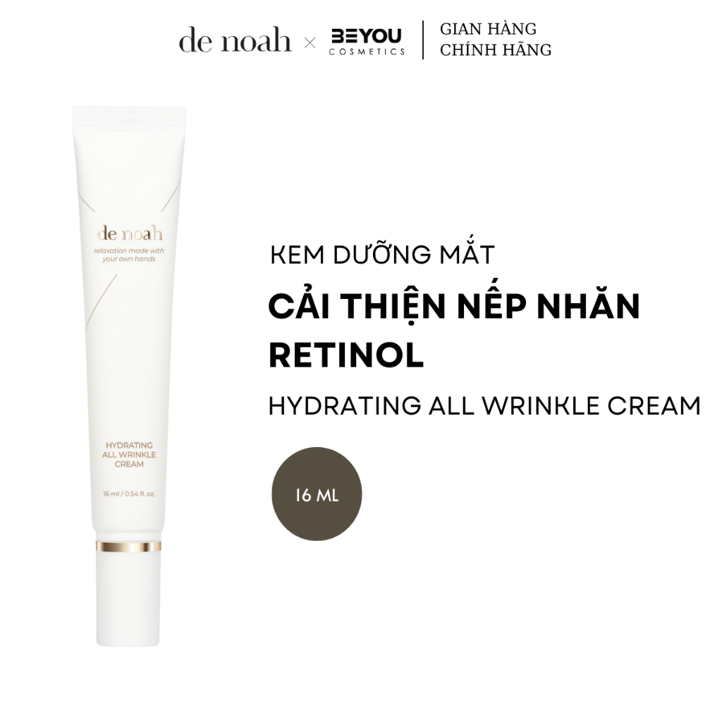 Kem dưỡng mắt cải thiện nếp nhăn retinol de Noah Hydrating all wrinkle ...