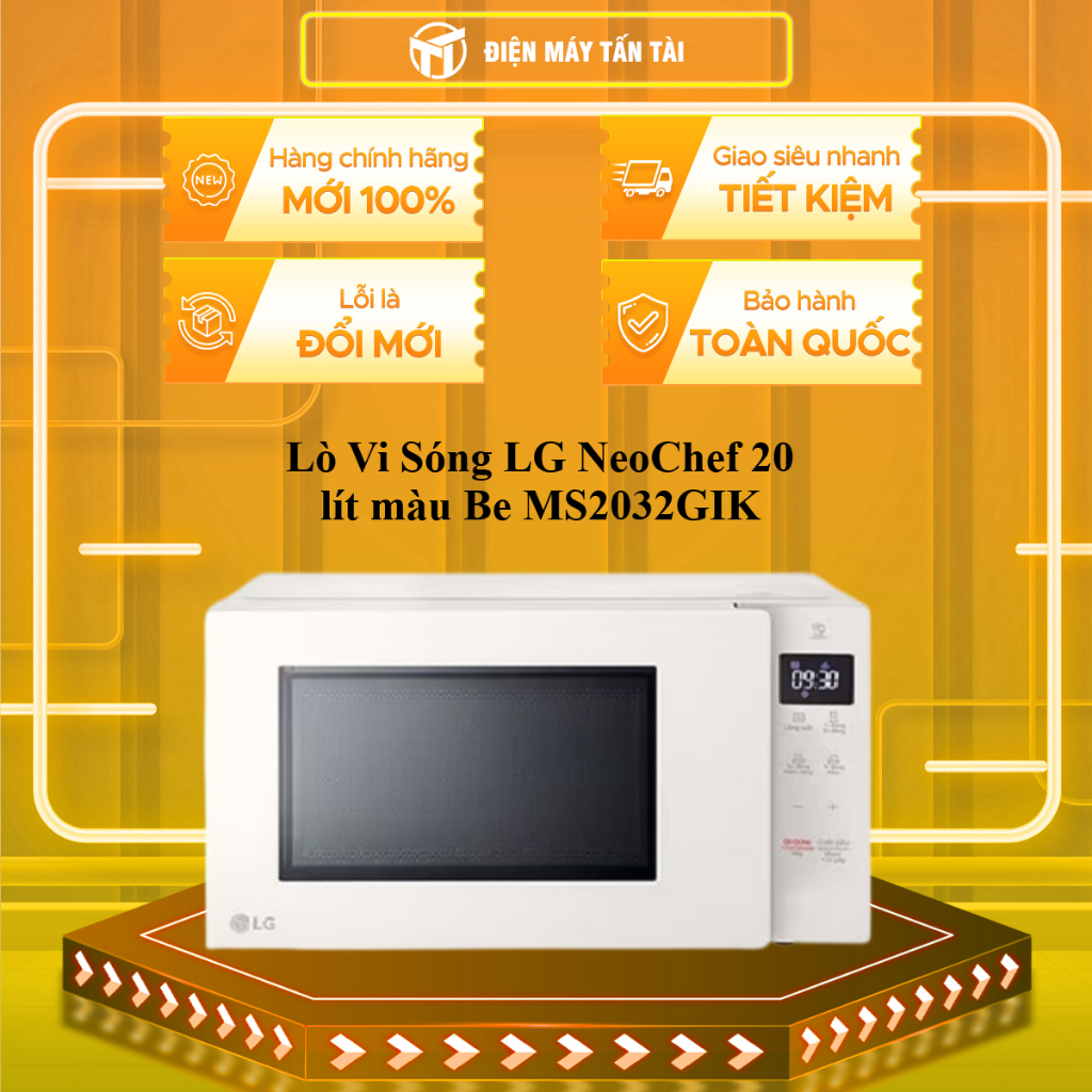 MS2032GIK - Lò Vi Sóng LG NeoChef 20 lít màu Be MS2032GIK - GIAO TOÀN ...