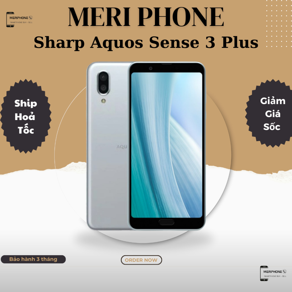 Điện thoại sharp aquos sense 3 Plus 6/64G máy đẹp nguyên zin full chức ...