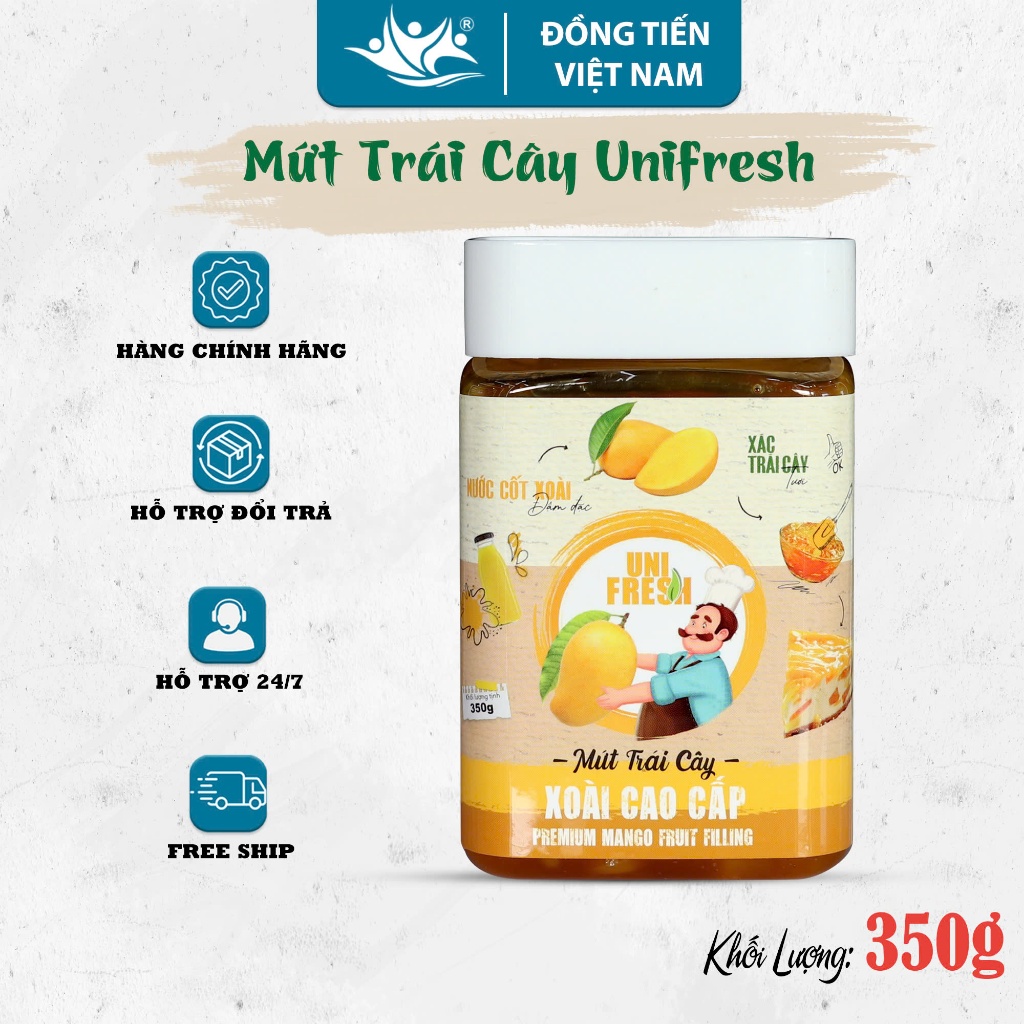 MỨT TRÁI CÂY VỊ XOÀI 350G (MANGO)-UNIFRESH | Shopee Việt Nam
