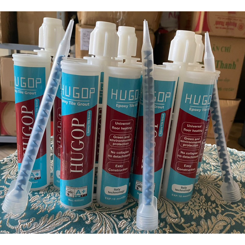 Keo Chít Mạch HUGOP Epoxy 2 Thành Phần Nhập Khẩu 400ml ( Chống Thấm ...