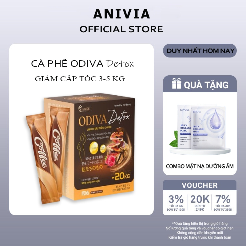Cà phê giảm cân Odiva Coffe Chính Hãng Giúp Giảm Béo, Siết Eo, Giảm Mỡ ...
