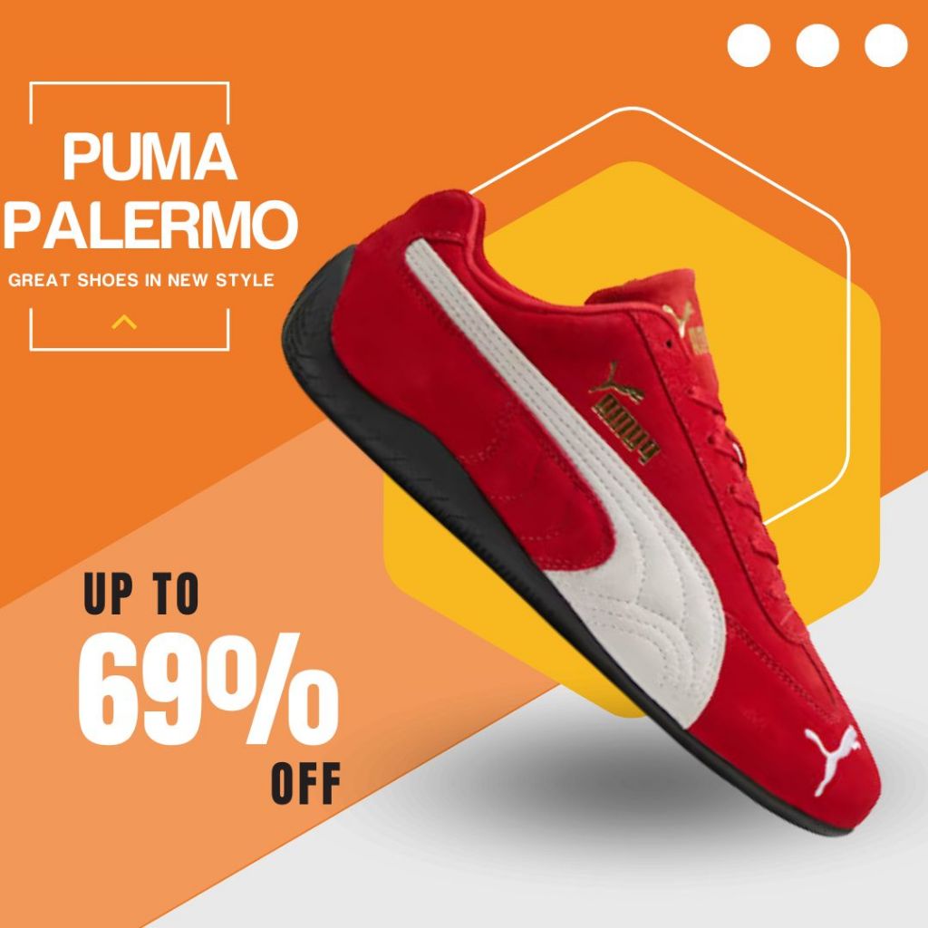 Giày Puma_Speed Cat Red, Giày Thể Thao Puma_Speed Cat Đỏ tươi Thời ...