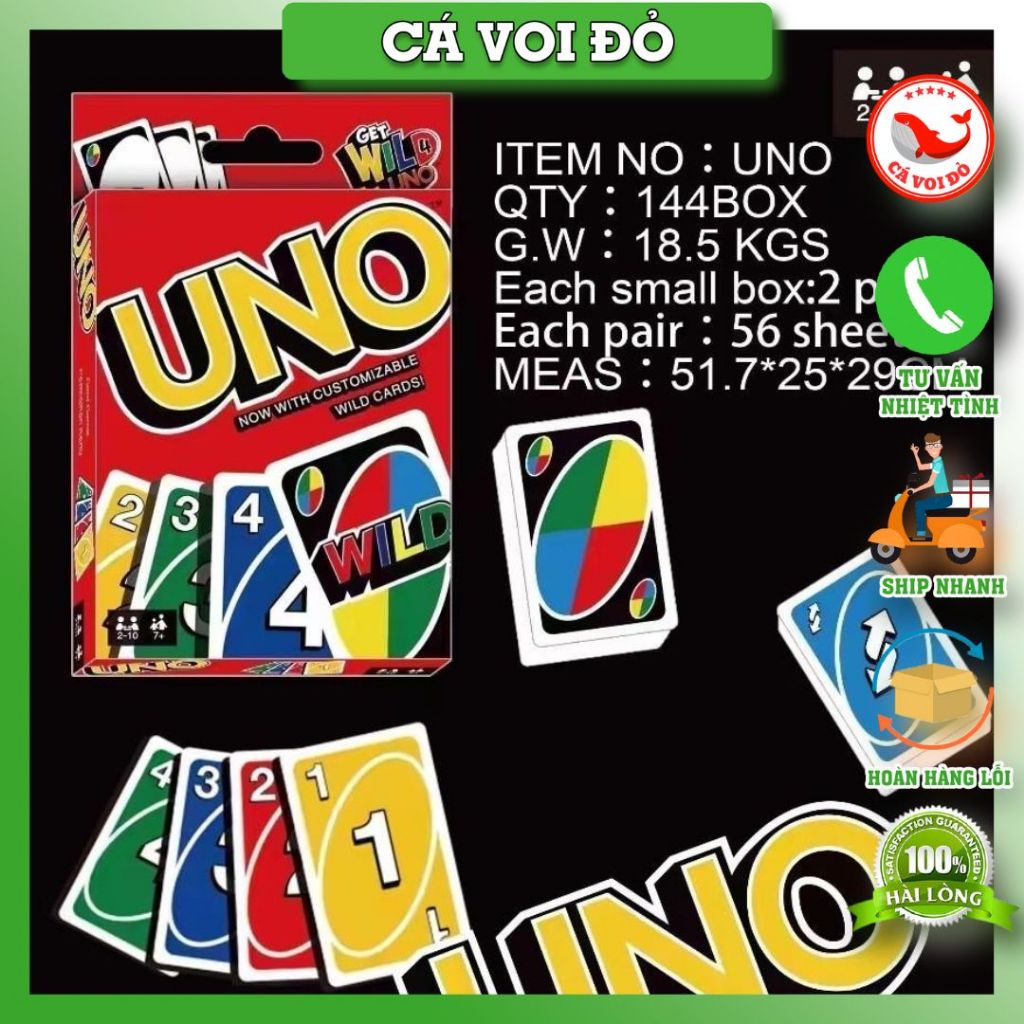 Bộ bài UNO cao cấp bản đặc biệt 176 lá, Uno Labubu, Uno Minecraft, Uno ...