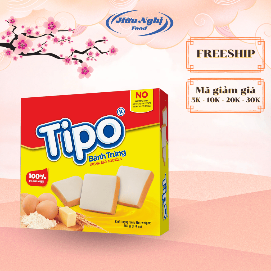 Bánh Tipo Trứng Nướng Hữu Nghị 250g | Shopee Việt Nam