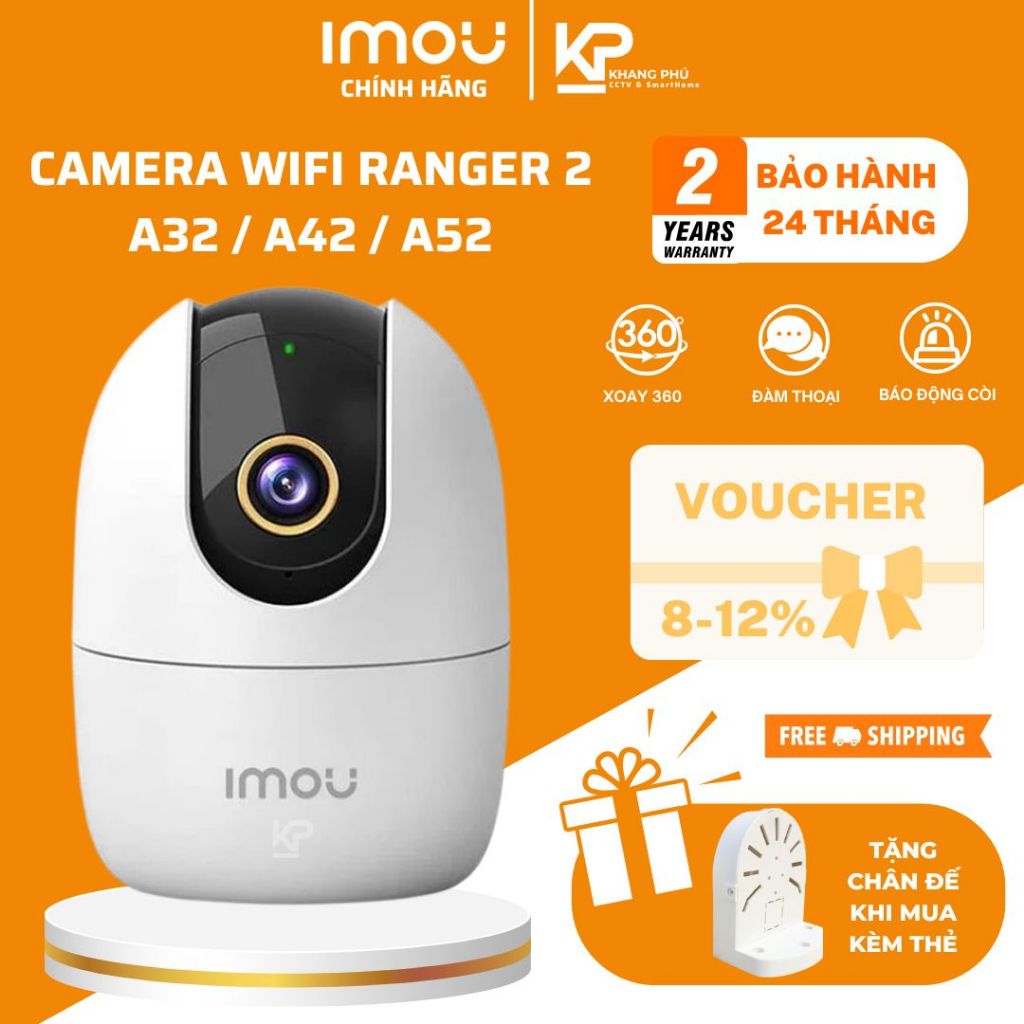 [Hoả Tốc] Camera IMOU A32 3MP, A32EP, A52 5MP, A52P, Ranger 2, C22Sp ...