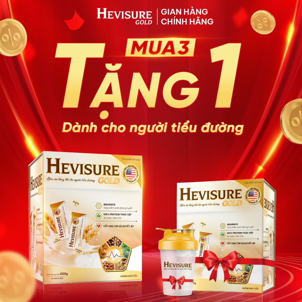 Mua 3 TẶNG 1 Hộp 600G Cùng Loại,HEVISURE PLUS 600G-Dinh Dưỡng Cho Người ...