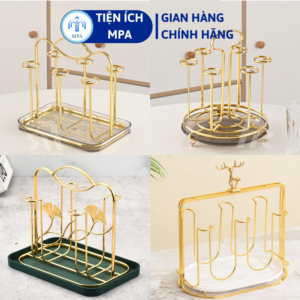 Khay úp ly, khay úp cốc thiết kế sang trọng nhiều mẫu | Shopee Việt Nam
