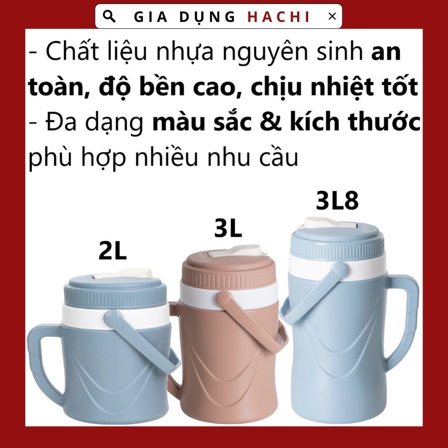 BÌNH Ủ NHIỆT 2L 3L TIỆN LỢI VIỆT NHẬT KIỂU DÁNG HÀN QUỐC - GIÁ RẺ CHÍNH HÃNG HACHI | Shopee Việt Nam