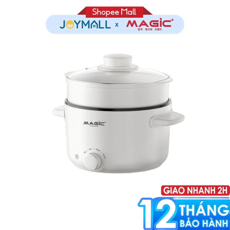 Nồi lẩu điện đa năng MAGIC A-042 2.5L, Hàng chính hãng, núm vặn chỉnh ...