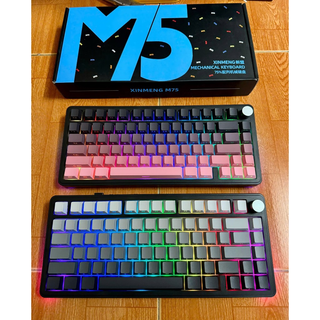 (NEW ) Bàn phím cơ Xinmeng M75 ( 3 mode/ hotswap/ mạch xuội/ FULLFOAM | Shopee Việt Nam