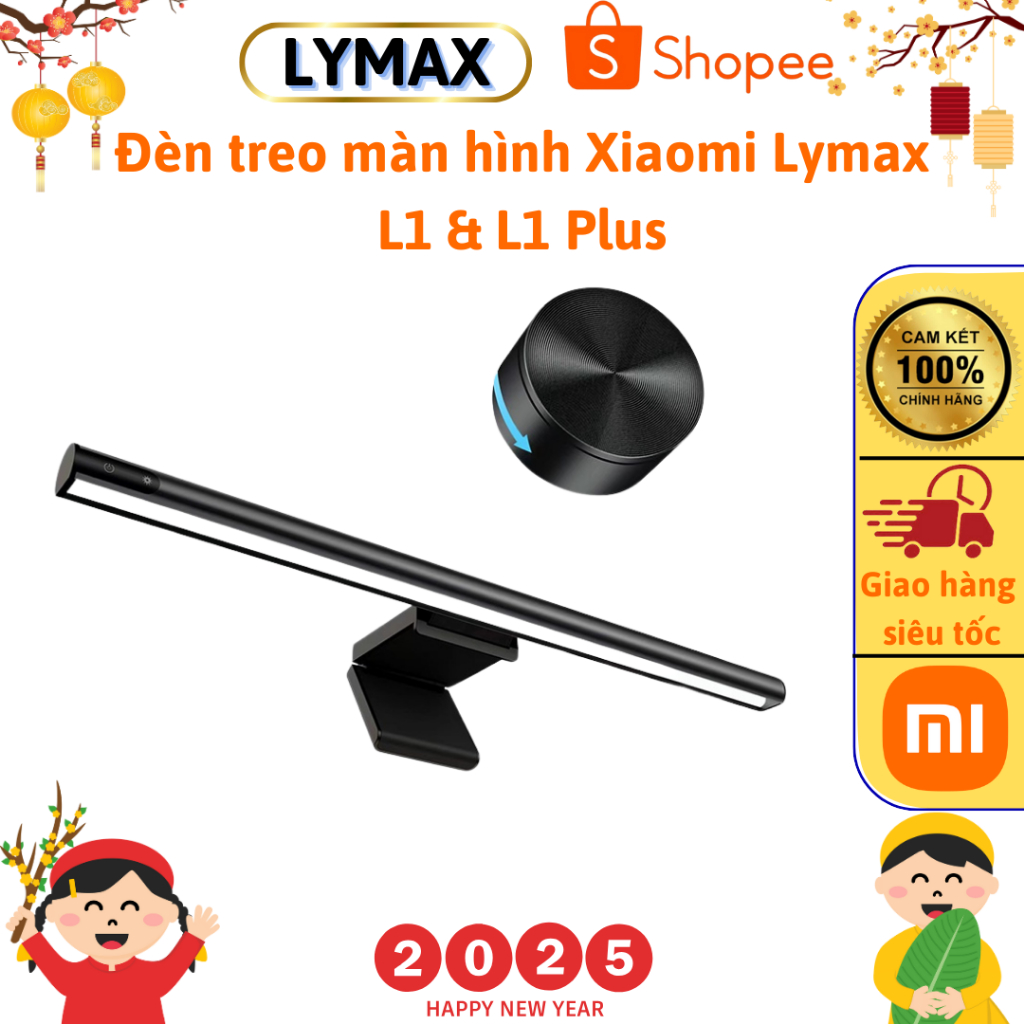 Đèn treo màn hình máy tính Xiaomi Lymax L1- L1Plus -Thanh đèn led gắn màn hình máy tính Lymax 3 ...