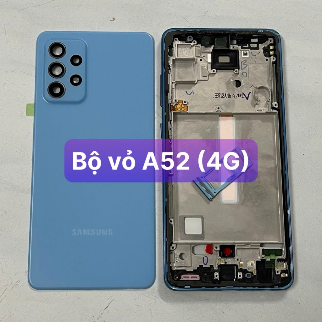 bộ vỏ samsung A52 (4G) bộ vỏ zin kèm khay sim,kính camera | Shopee Việt Nam