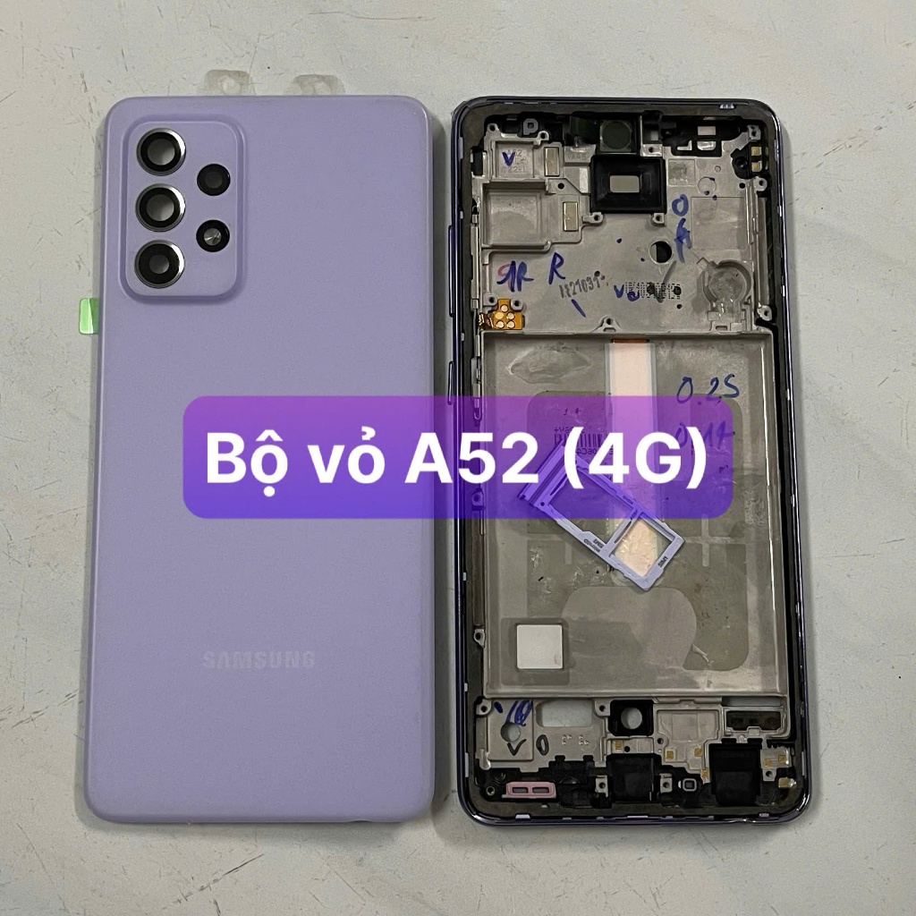 bộ vỏ sườn samsung A52 bản 4g 5g dùng chung | Shopee Việt Nam