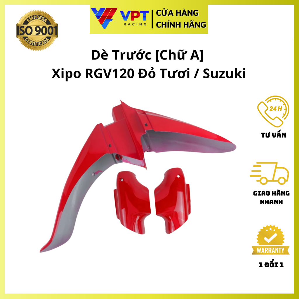 Dè Trước [ Chữ A ] Xipo RGV120 Màu Đỏ Tươi Chính Hãng Suzuki | Shopee ...