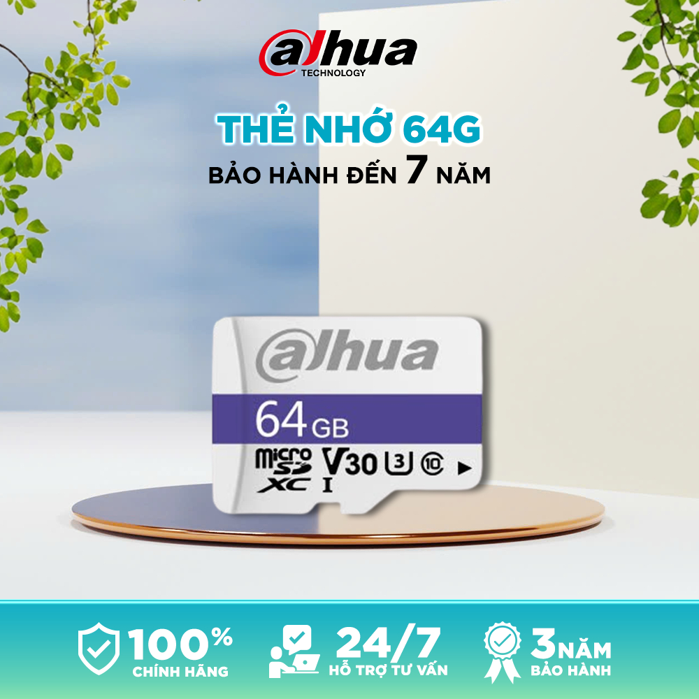 Thẻ nhớ DAHUA 64G dùng cho Camera [DHI-TF-C100/64GB] | Shopee Việt Nam
