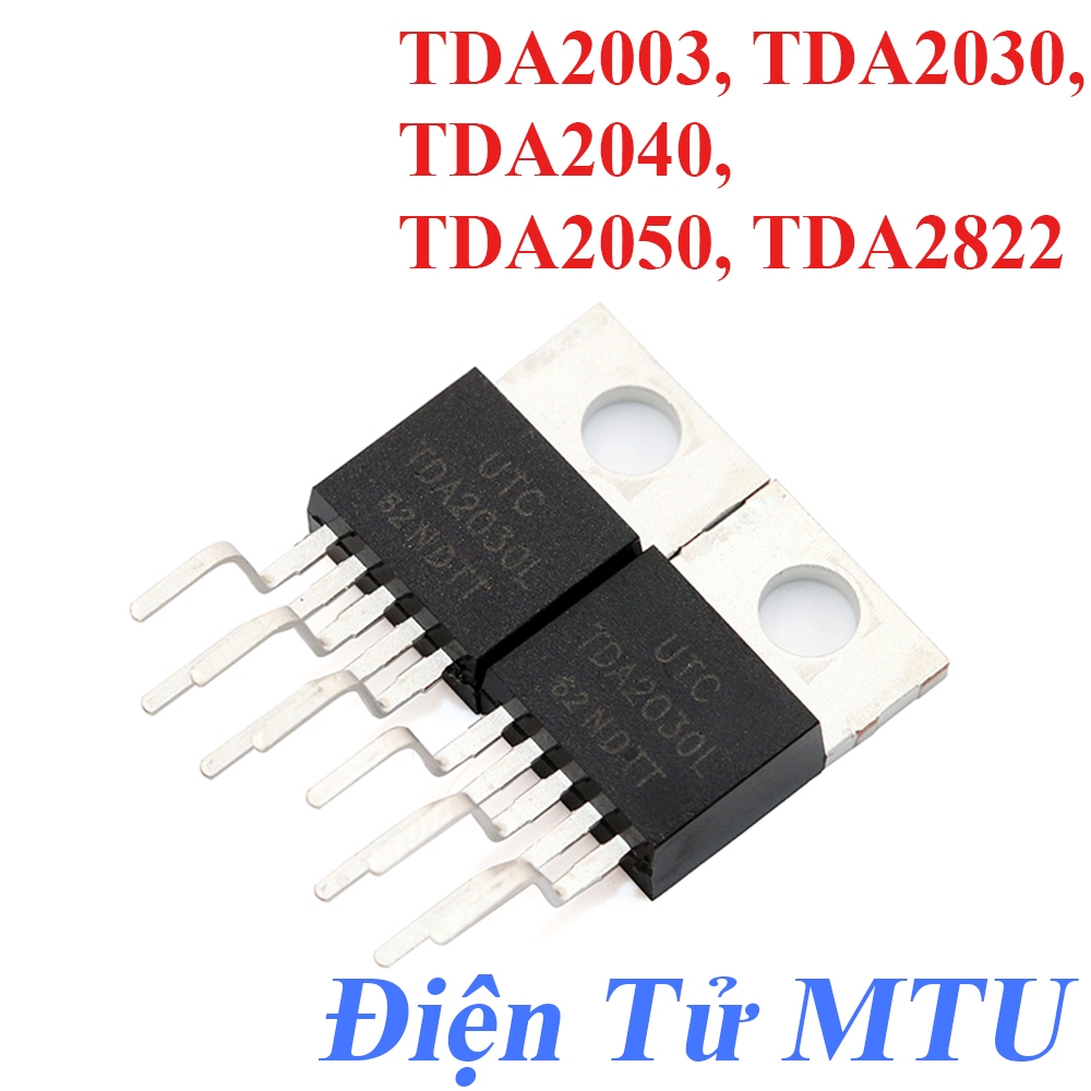 IC khuếch đại âm thanh nhiều dòng : LM386, TDA2003, TDA2030, TDA2040, TDA2050, TDA2822 | Shopee ...