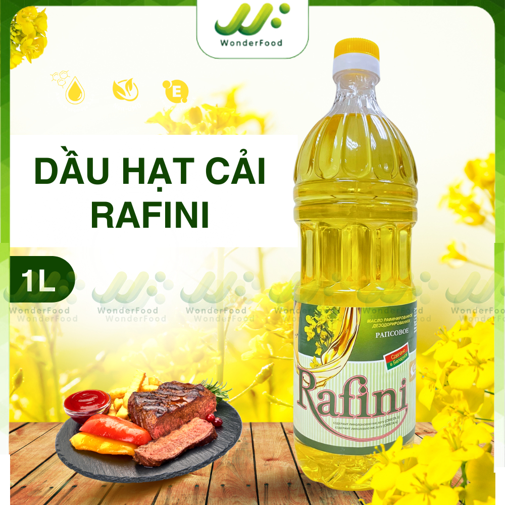 Dầu hạt cải nguyên chất Rafini - dầu ăn nhập khẩu từ Belarus, 100% hạt cải tự nhiên | Shopee ...