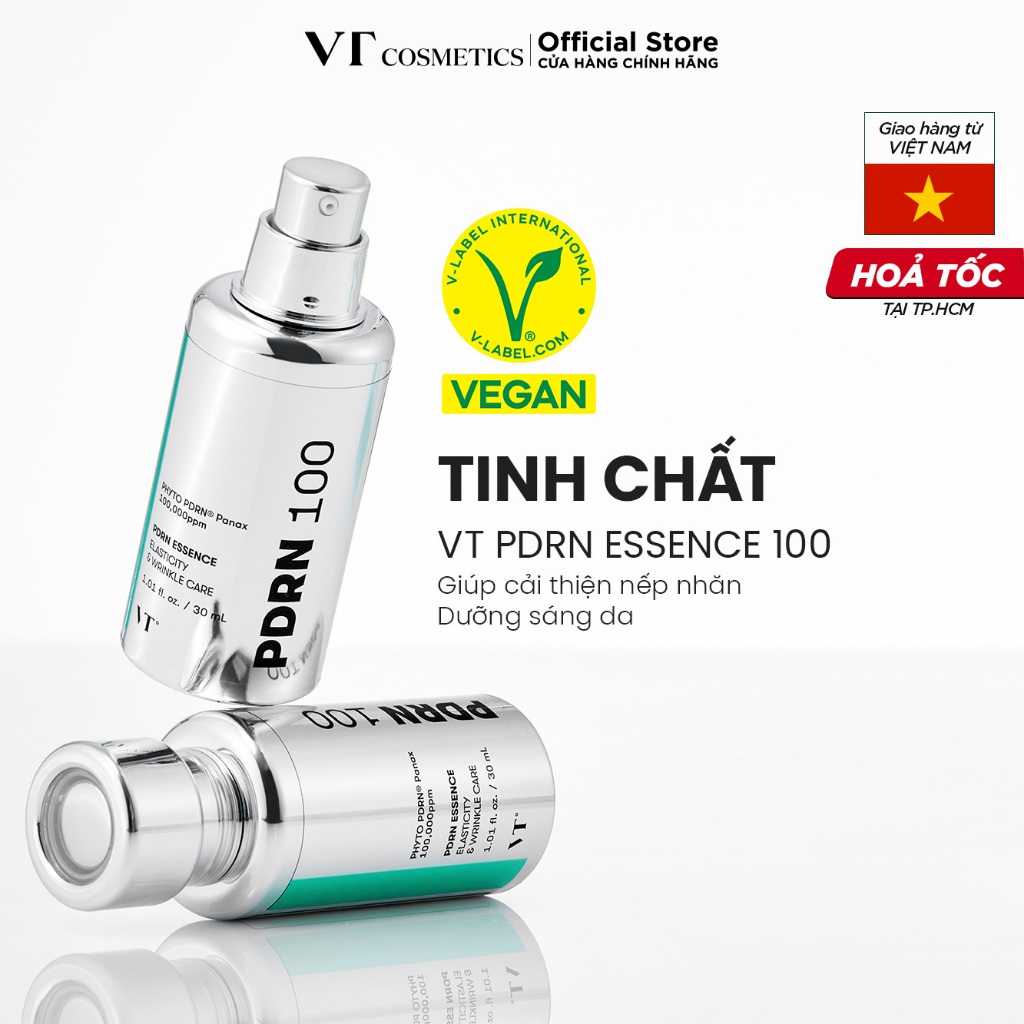 [VT Cosmetics] Tinh chất VT PDRN ESSENCE 100 giúp cải thiện nếp nhăn, dưỡng sáng da | Shopee ...