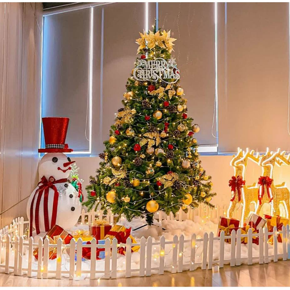 Cây Thông Noel 1M5 1M8 2M1 Đầy Đủ Phụ Kiện Trang Trí, Cây Thông Trang ...