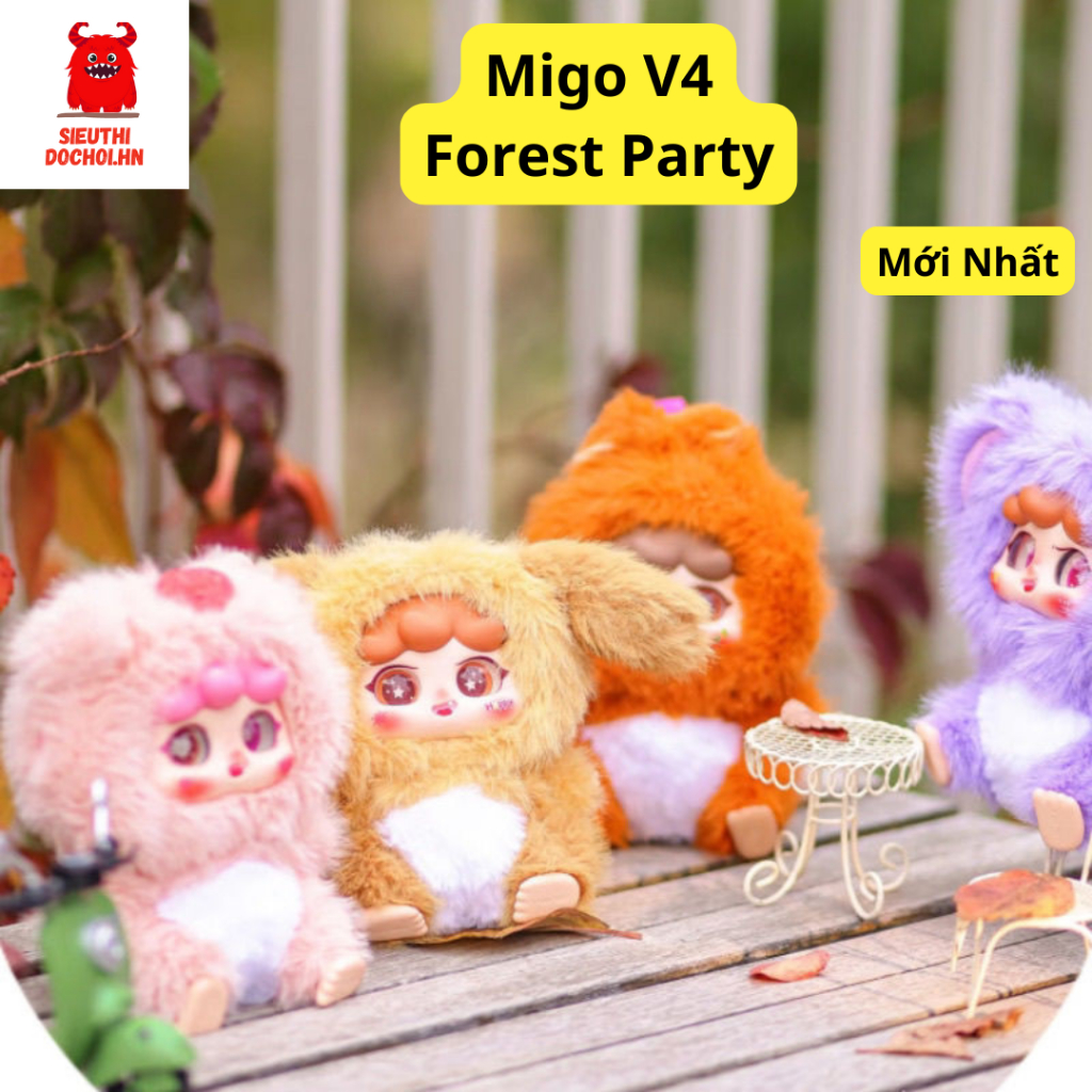 [ Gía Sỉ ] Đồ Chơi Búp Bê Migo V4 Forest Party Series Mới Nhất Dễ ...