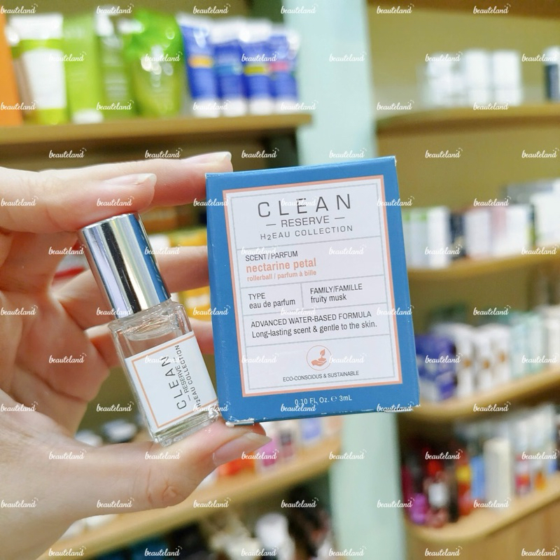 [Bill Mỹ] Lăn nước hoa Clean Reserve mùi Nectarine Petal 3ml | Shopee ...