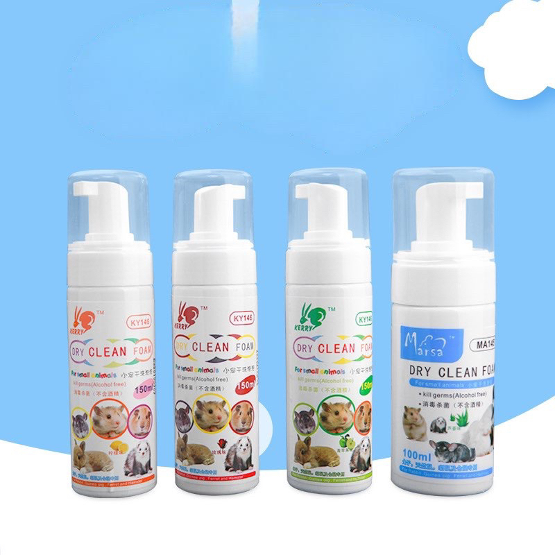 Sữa tắm/bọt tắm khô Kerry cho hamster/chuột lang/thỏ/chinchilla ...