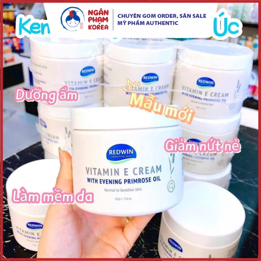 [Mẫu Mới 330g] Kem Dưỡng Ẩm Redwin Vitamin E Cream Úc Giúp Giảm Khô Nẻ ...