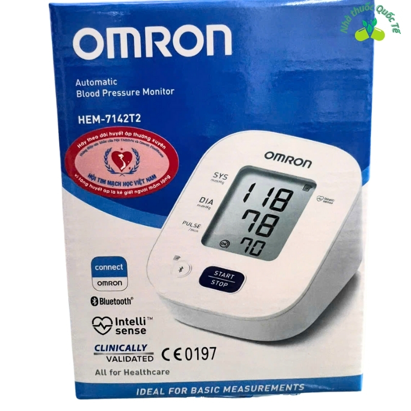 OMRON HEM-7142T2 - Máy đo huyết áp 7142T2, bắp tay điện tử, rối loạn ...