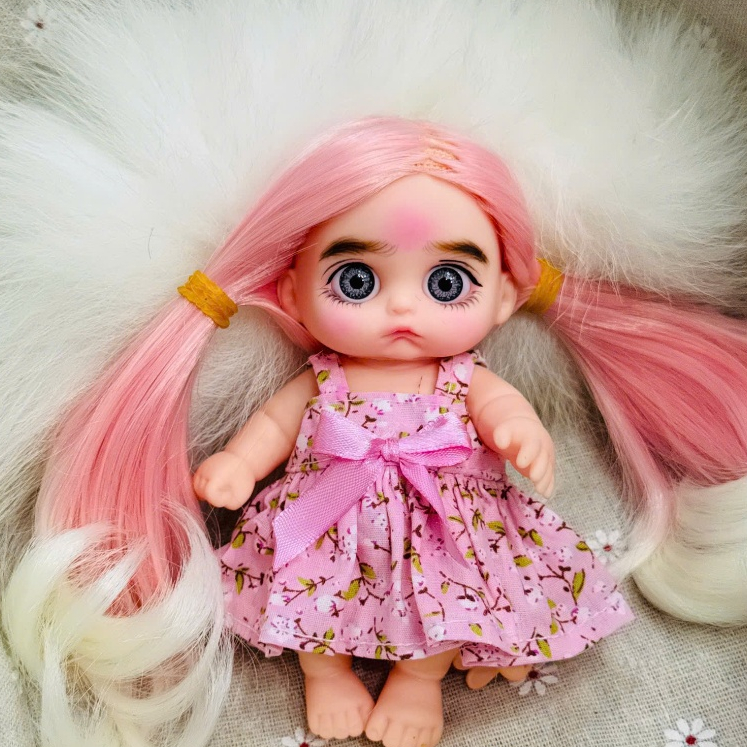 BUP BE TRE EM 5 INCH-ĐÃ MAKE UP( BÚP BÊ TRẺ EM) NHỰA NGUYÊN SINH AN ...