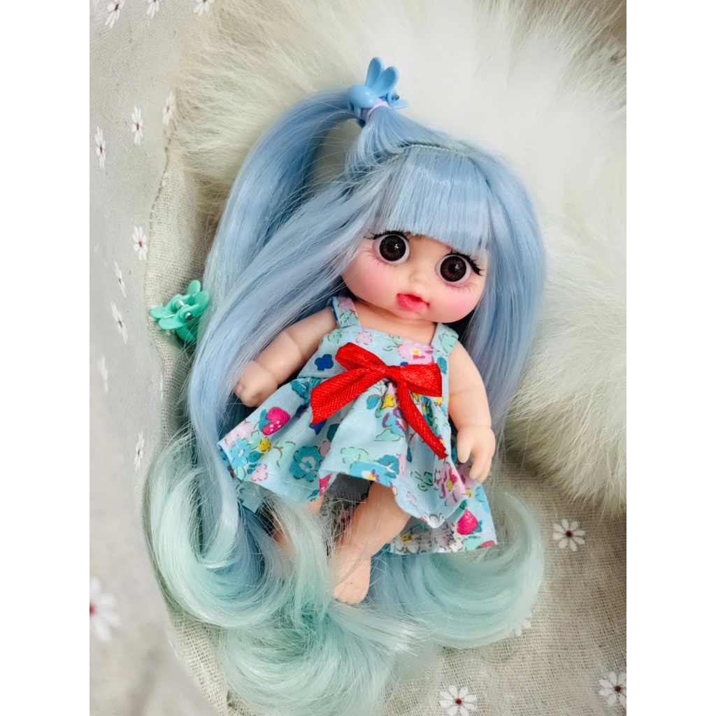 Búp Bê 5 Inch nhựa nguyên sinh ( an toàn ) Baby Dolls ( Đã Make up và ...