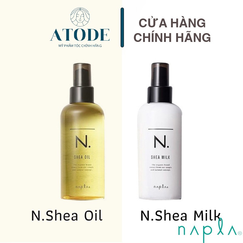 Bộ Đôi Dưỡng Tóc N Shea Oil & N Shea Milk Napla Nhật Bản | Shopee Việt Nam