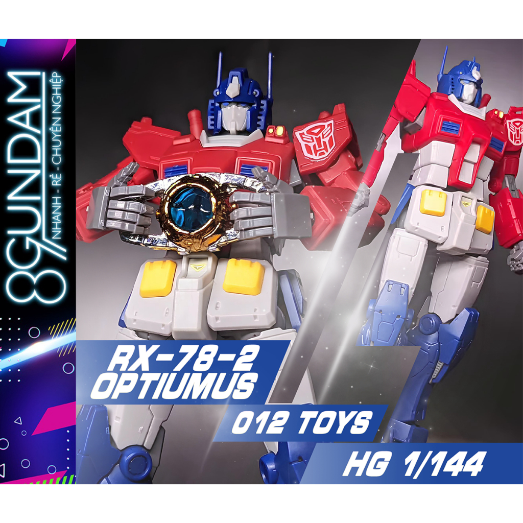 [CÓ SẴN] Mô Hình Lắp Ráp HG RX-78-2 GTO Optimus Prime Color Ver. (tặng ...