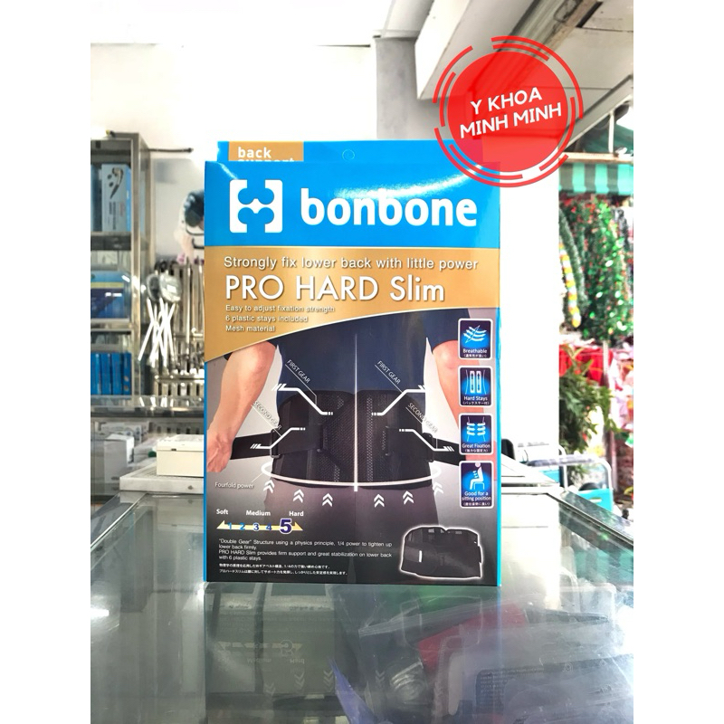 BONBONE PRO HARD SLIM (NHẬT BẢN) - Đai thắt lưng thoái hóa cột sống ...