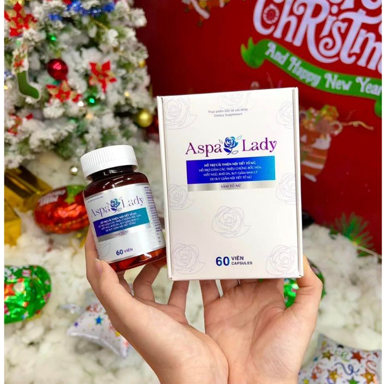 [CHÍNH HÃNG] Viên uống cân bằng nội tiết tố nữ Aspa Lady hộp 60 viên ...