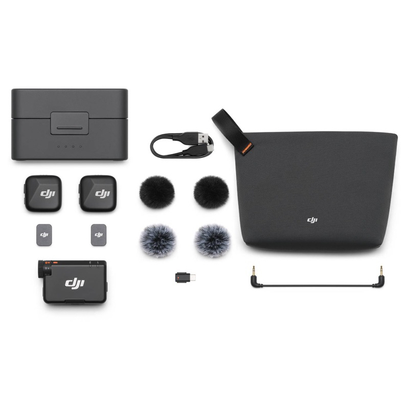 BỘ MICRO KHÔNG DÂY DJI MIC MINI - COMBO ( 2 TX + 1 RX + CHARGING CASE ...